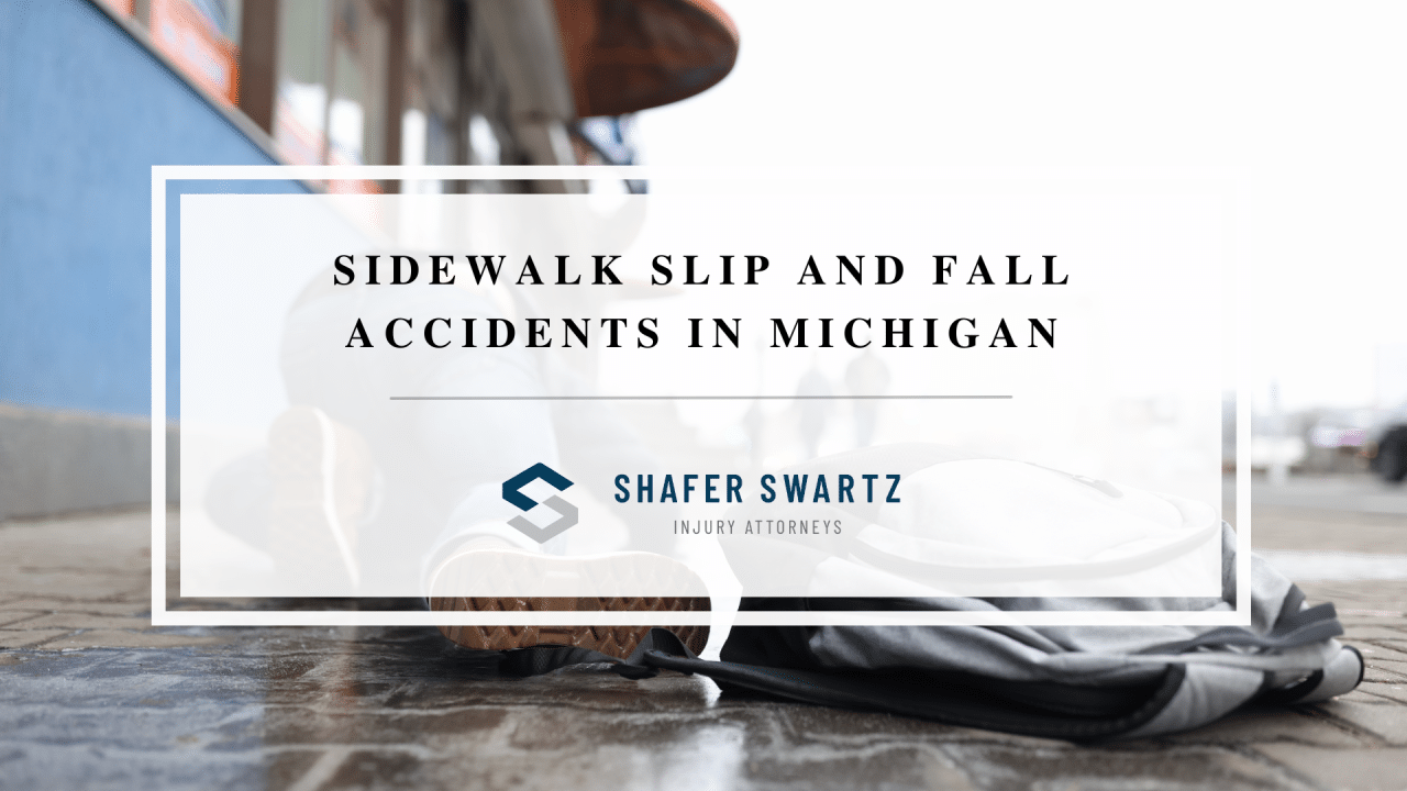 Sidewalk Slip and Fall: Who Is Responsible in Michigan